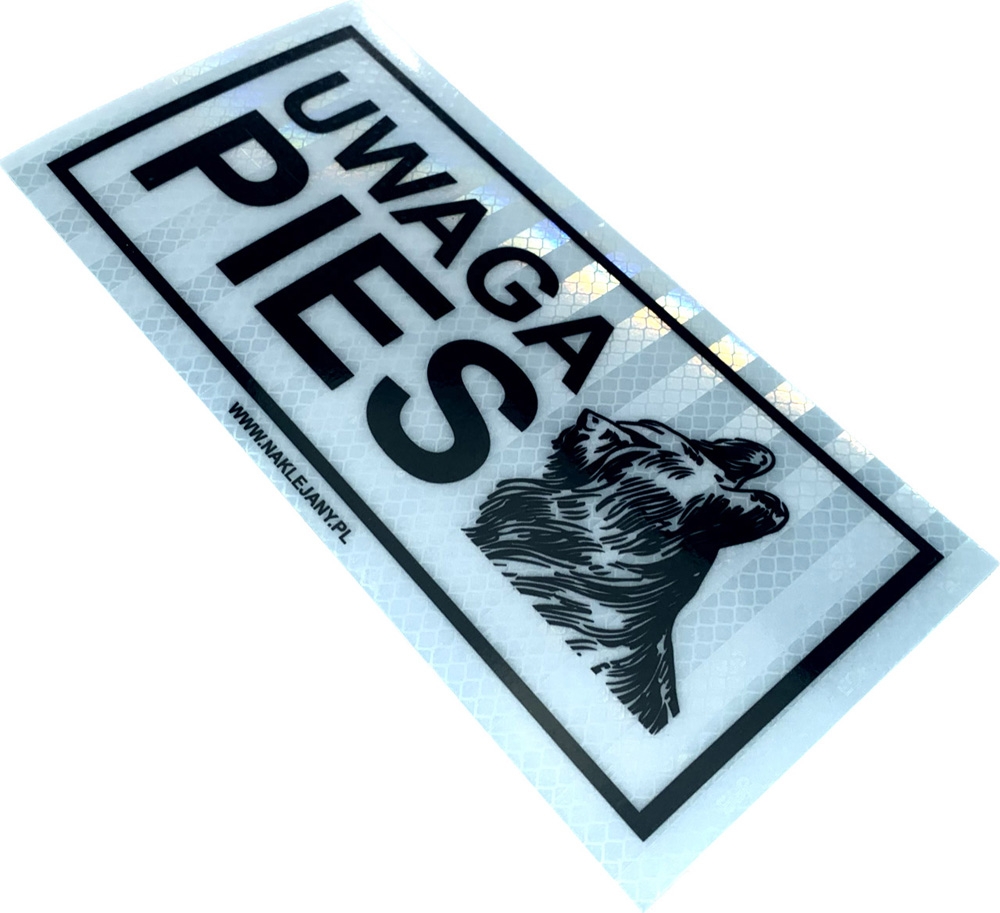 Uwaga pies - Sklep Graphicar