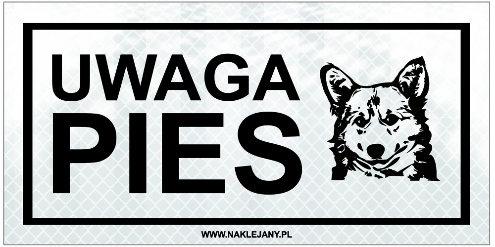 Uwaga pies - Sklep Graphicar